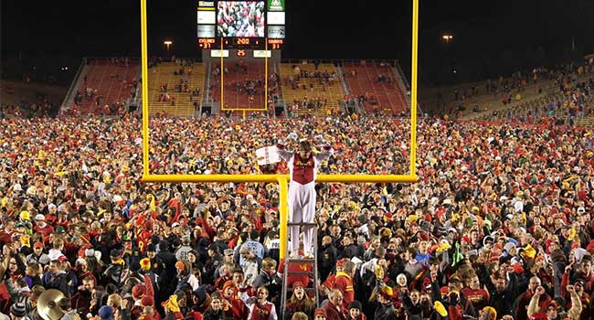 Iowa State to Appeal Big 12 Fine after Fans Rush Field -- Campus ...
